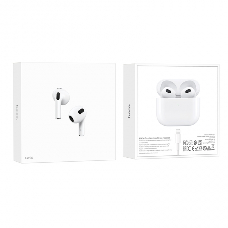 HOCO EW26 True Wireless Stereo Earphone White