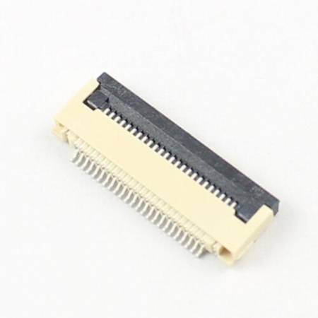 0.5mm Pitch 24Pin Flip Type Ribbon Flat FPC Connector Port OEM